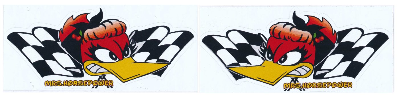Mrs Horsepower Clay Smith Sticker set