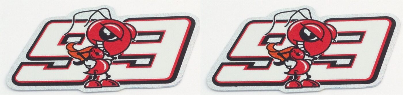 Marc Márquez, 93 metallic sticker set