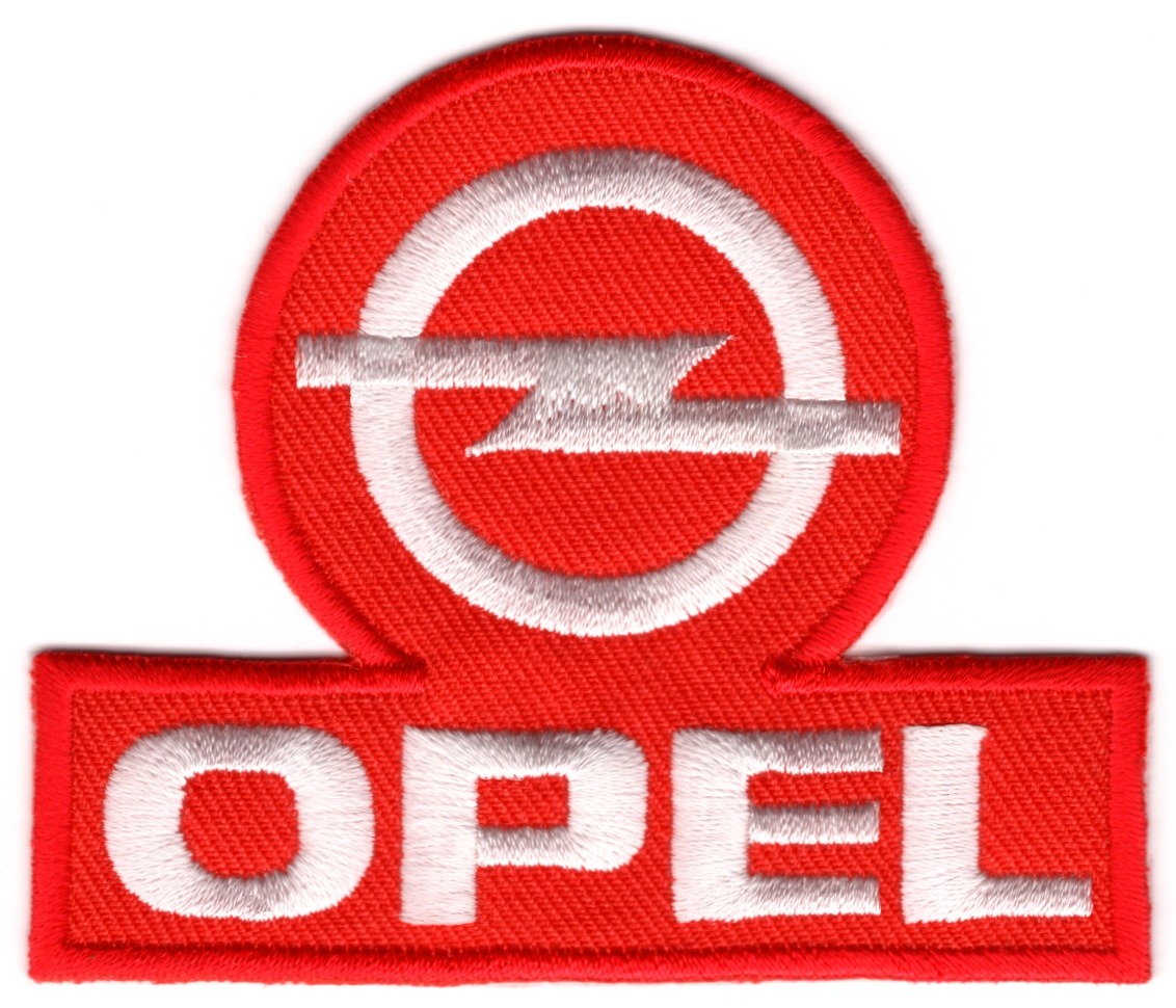 Opel stoffen opstrijk patch