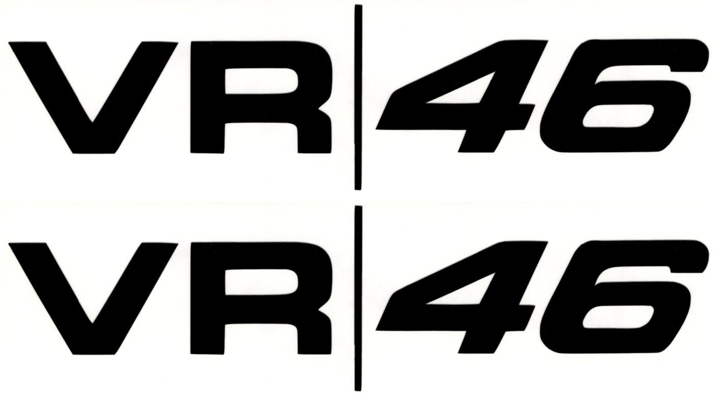 VR46 Valentino Rossi sticker set