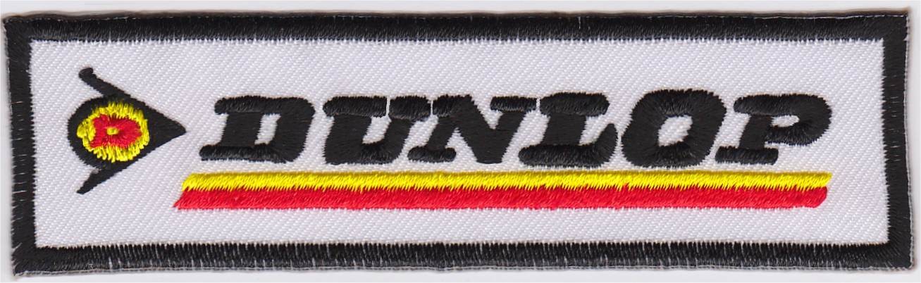 Dunlop stoffen opstrijk patch