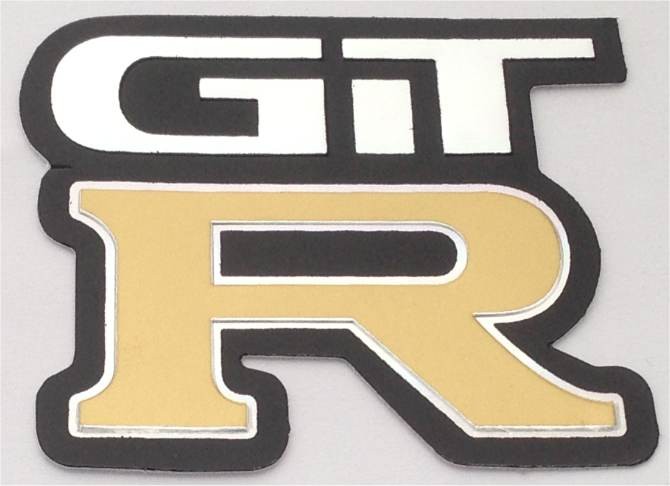 Nissan GT-R metallic sticker