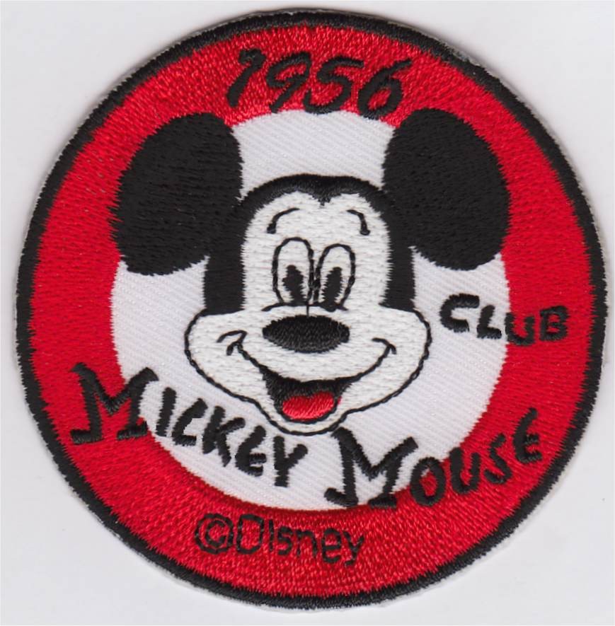 Mickey Mouse stoffen opstrijk patch