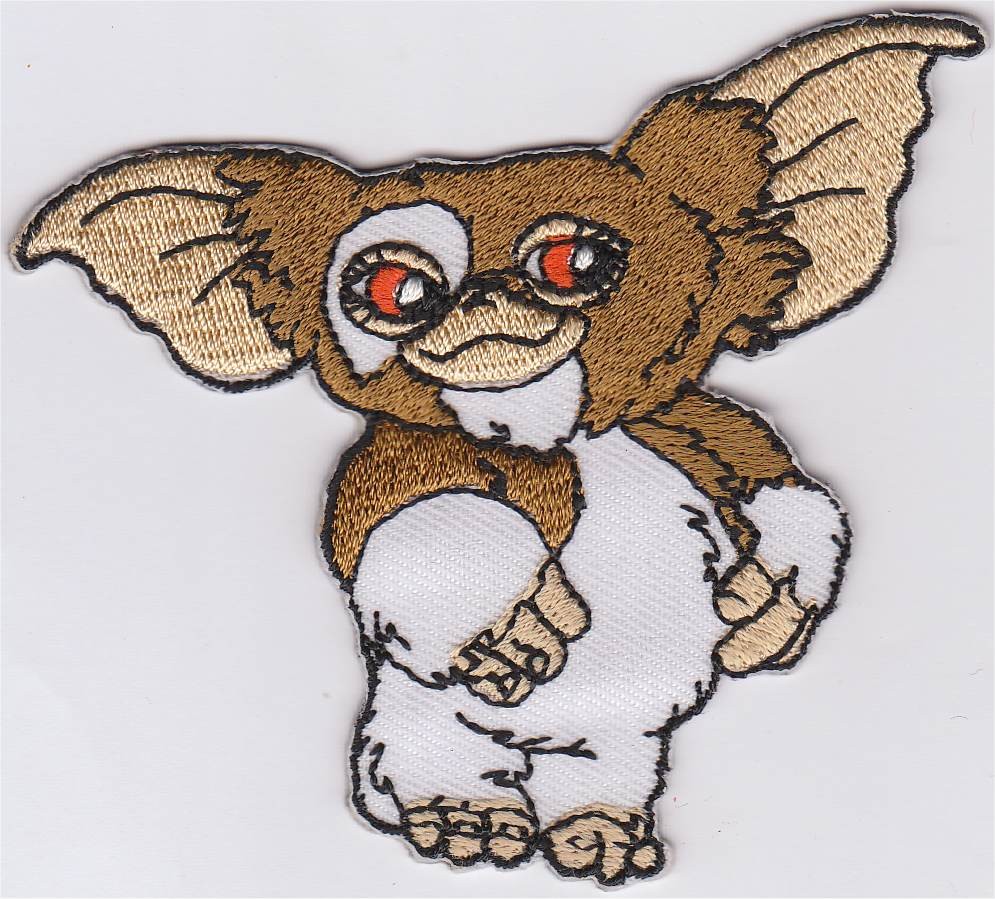 Gremlins stoffen opstrijk patch