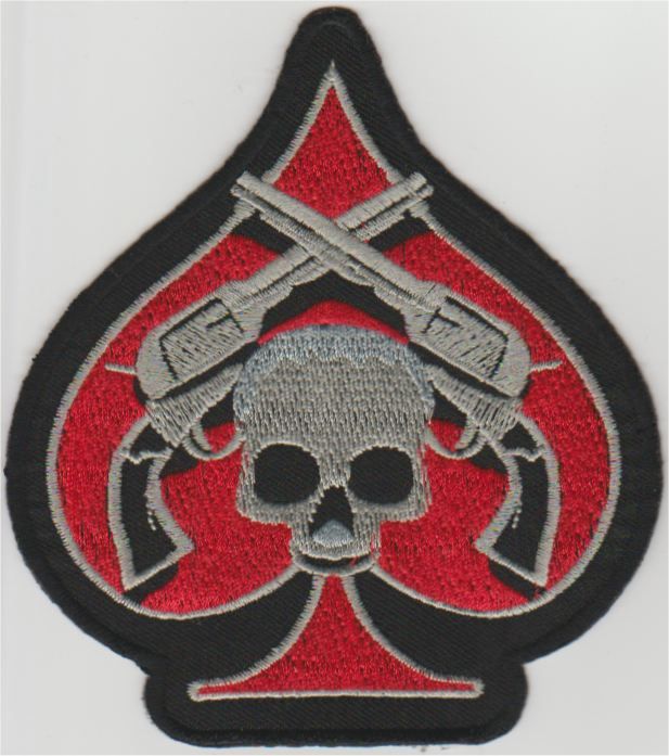 Ace Skull stoffen opstrijk patch