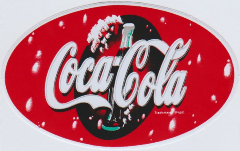 Coca Cola sticker