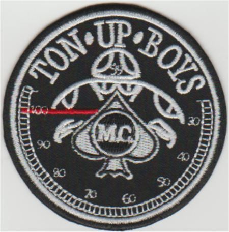 Ton Up Boys MC stoffen opstrijk patch