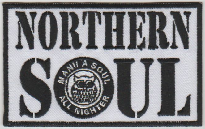 Northern Soul stoffen opstrijk patch
