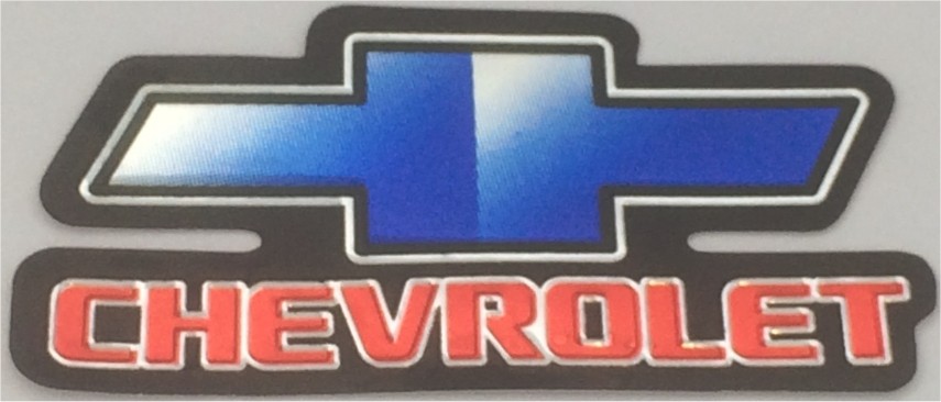 Chevrolet metallic sticker