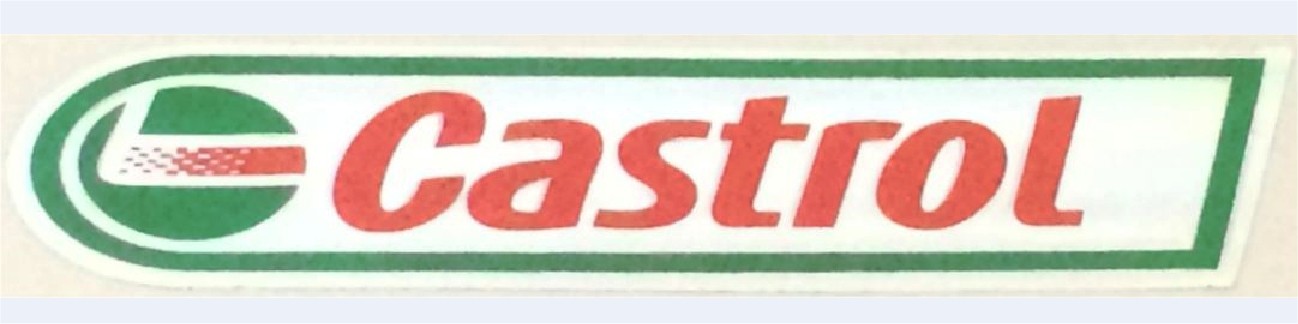 Castrol metallic sticker