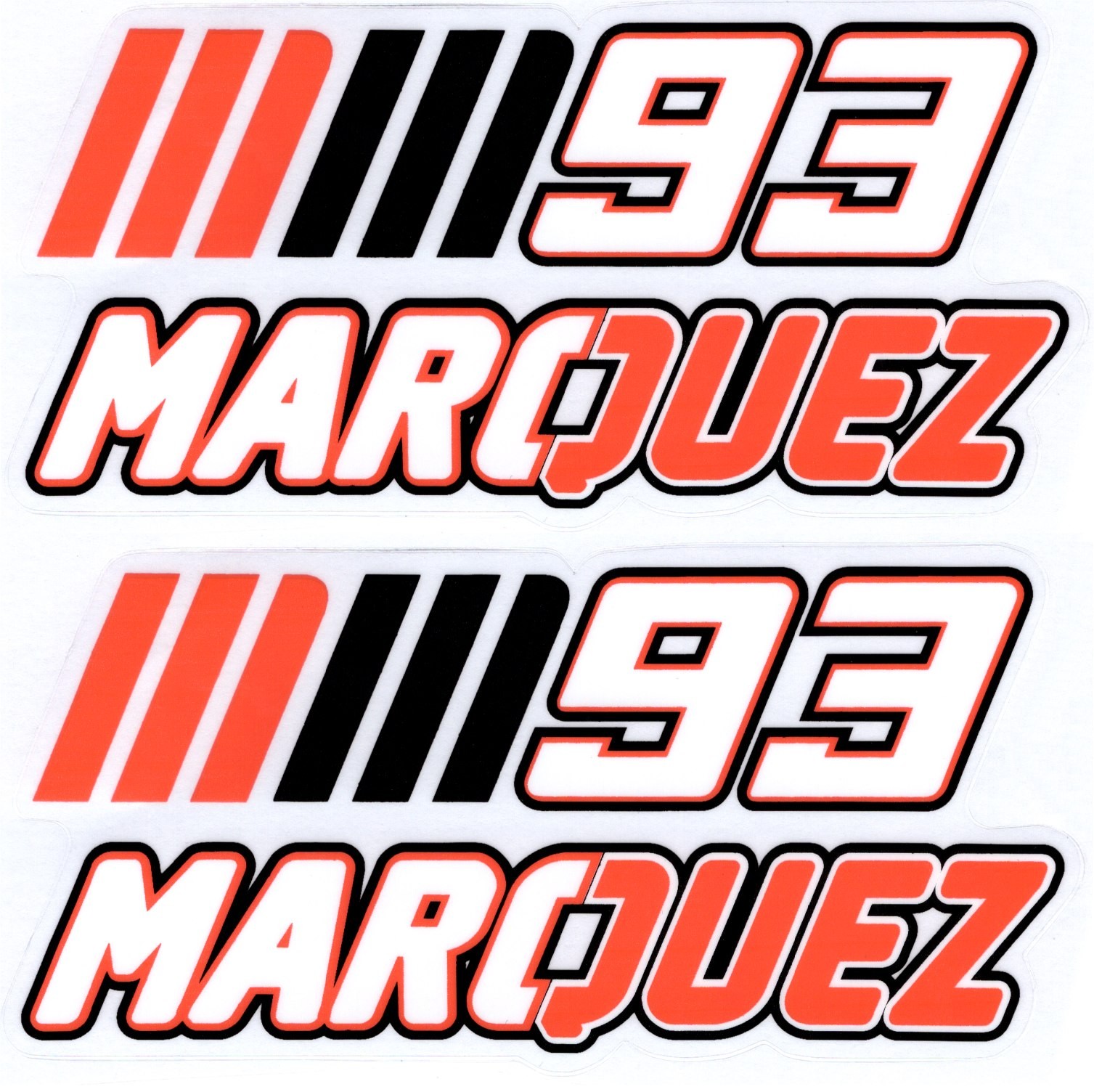 Marc Márquez 93 sticker set