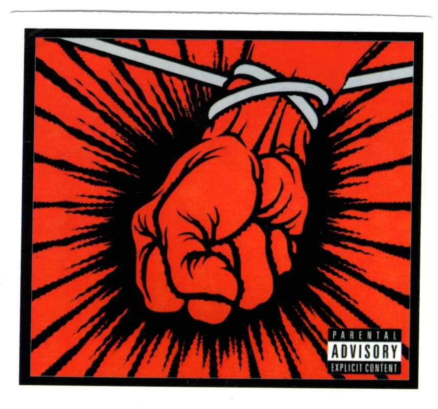 Metallica St. Anger sticker