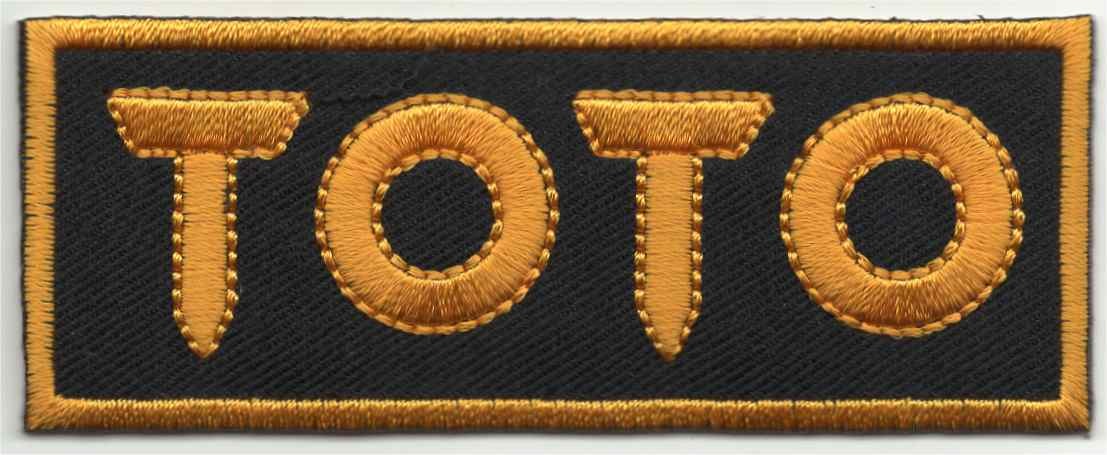 Toto stoffen opstrijk patch
