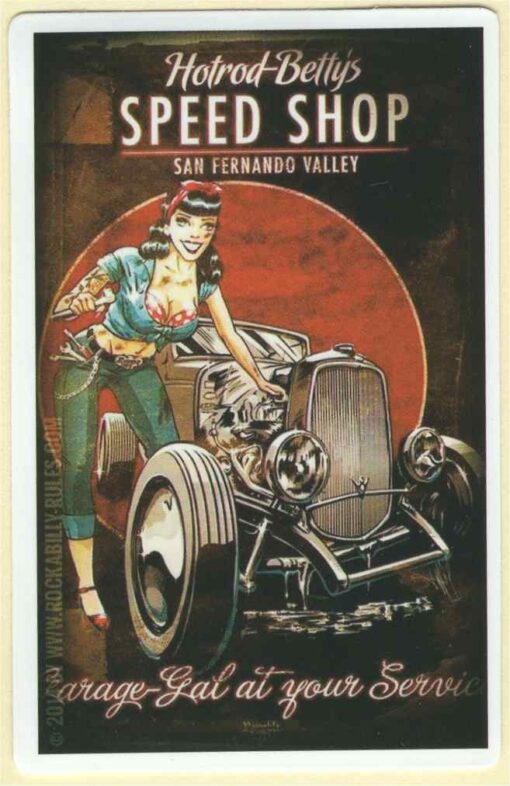 Sticker Hot Rod Speed Shop