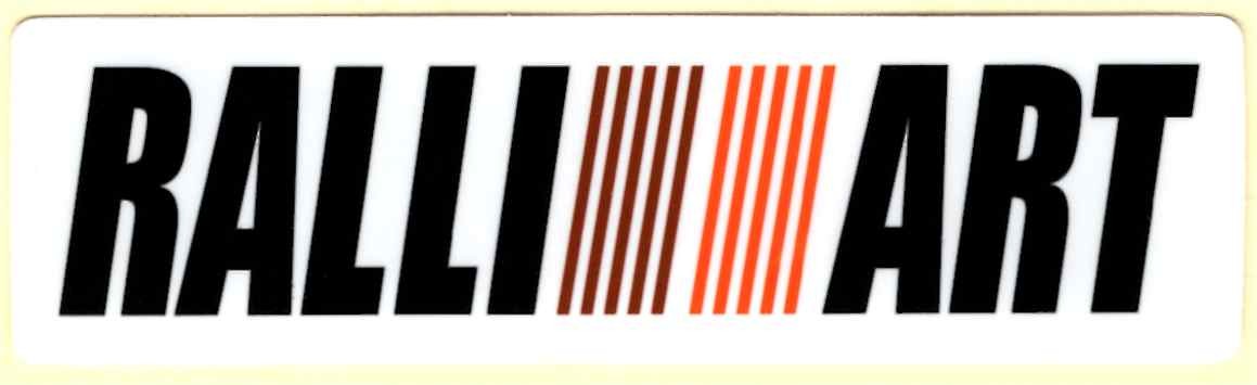 Mitsubishi Ralliart sticker