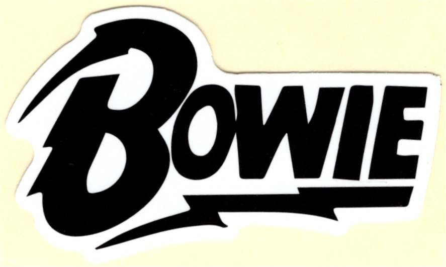 David Bowie sticker