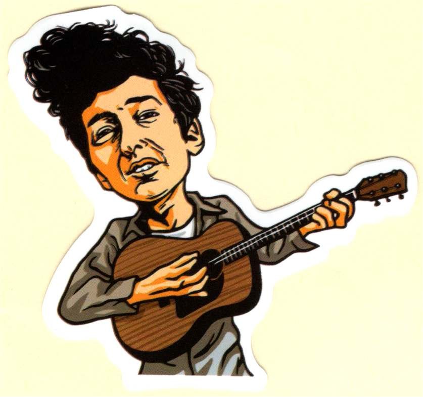 Bob Dylan sticker
