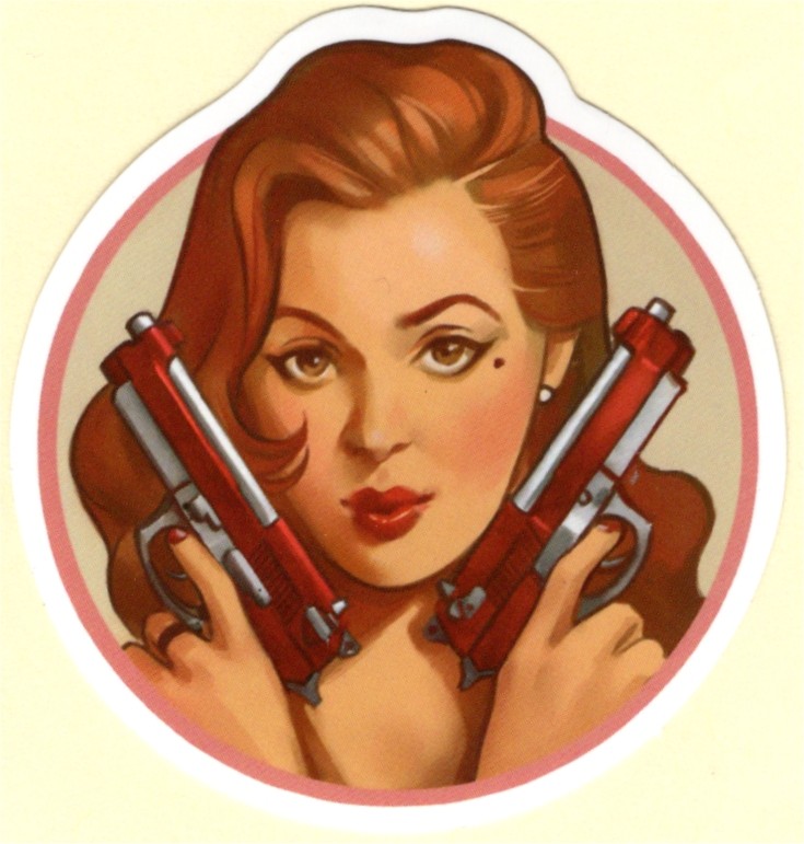 Pin Up Girl sticker