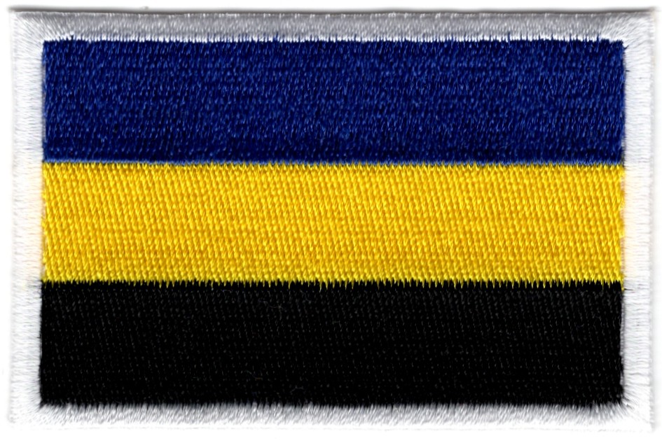 Gelderland vlag stoffen opstrijk patch